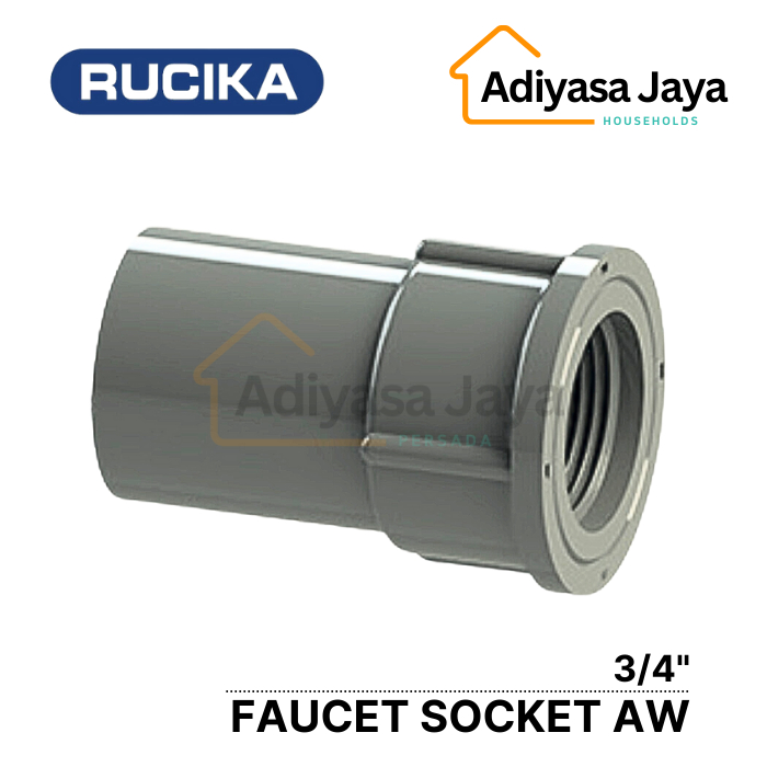 Jual Faucet Socket AW 3/4 (Rucika) / SDD (Sock Drat Dalam) | Shopee ...