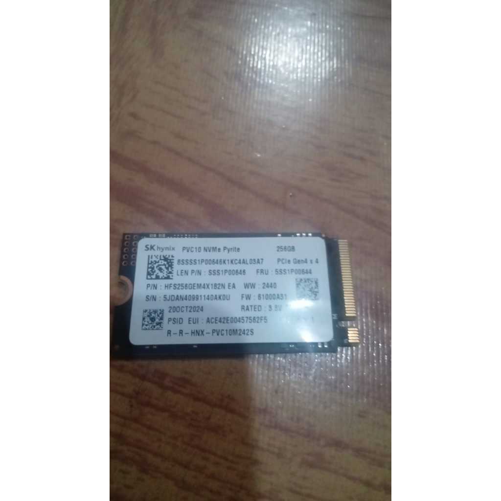 Jual SSD 256GB M2.2240 - NVMe PCIe 2240 Gen4x4 - SSD NVME PCIe M2.2240 ...
