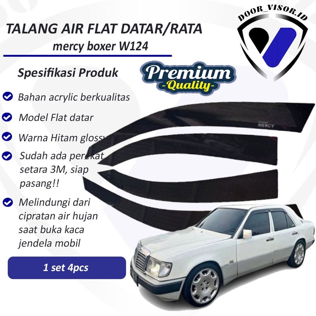 Jual talang air mobil mercy boxer W124 THN 1984-1996 premium quality ...