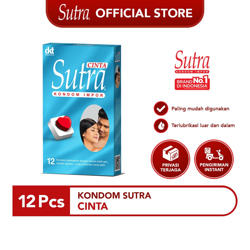 Jual Sutra Cinta 12s / Kondom Mudah Dipakai & Ekstra Lubrikasi | Shopee ...