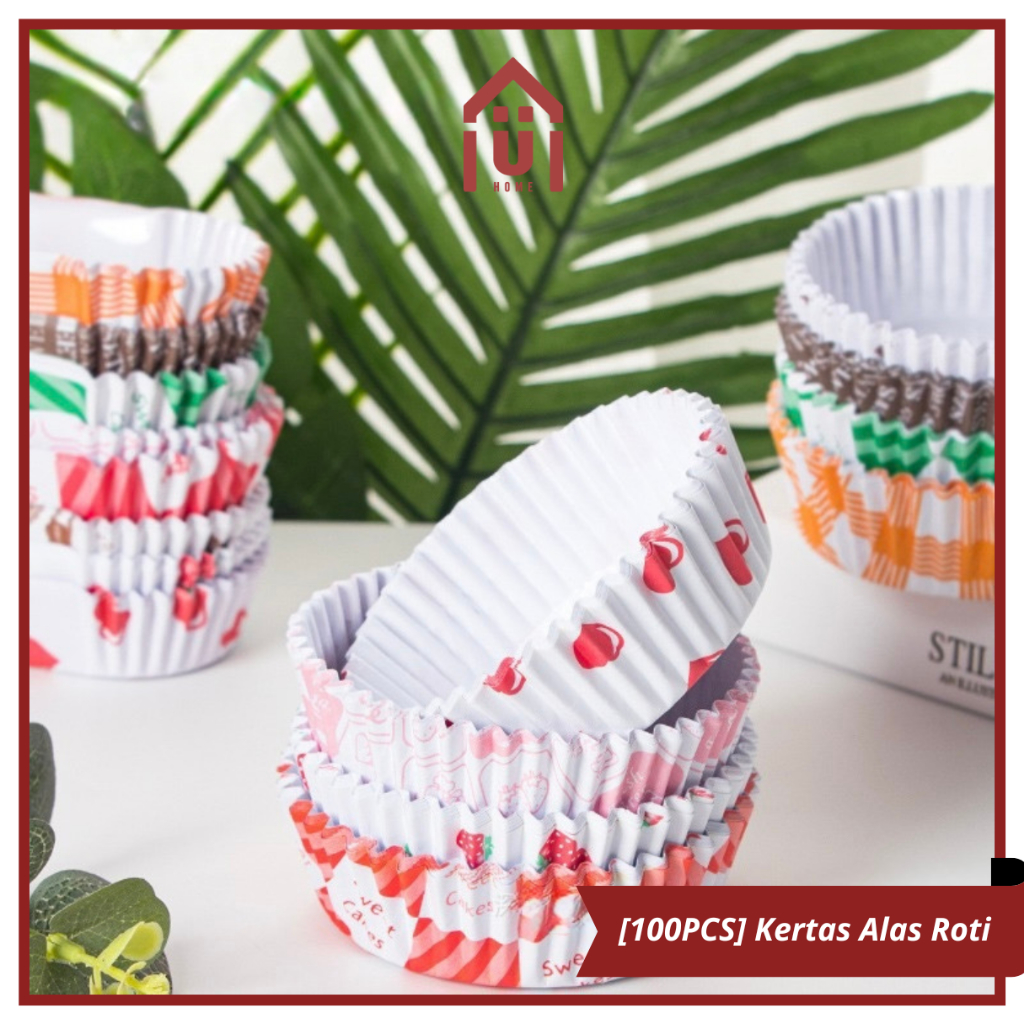 Jual UNISO - [100 PCS] WADAH KERTAS ROTI ALAS KUE PASTRY PAPER CUP CASE ...