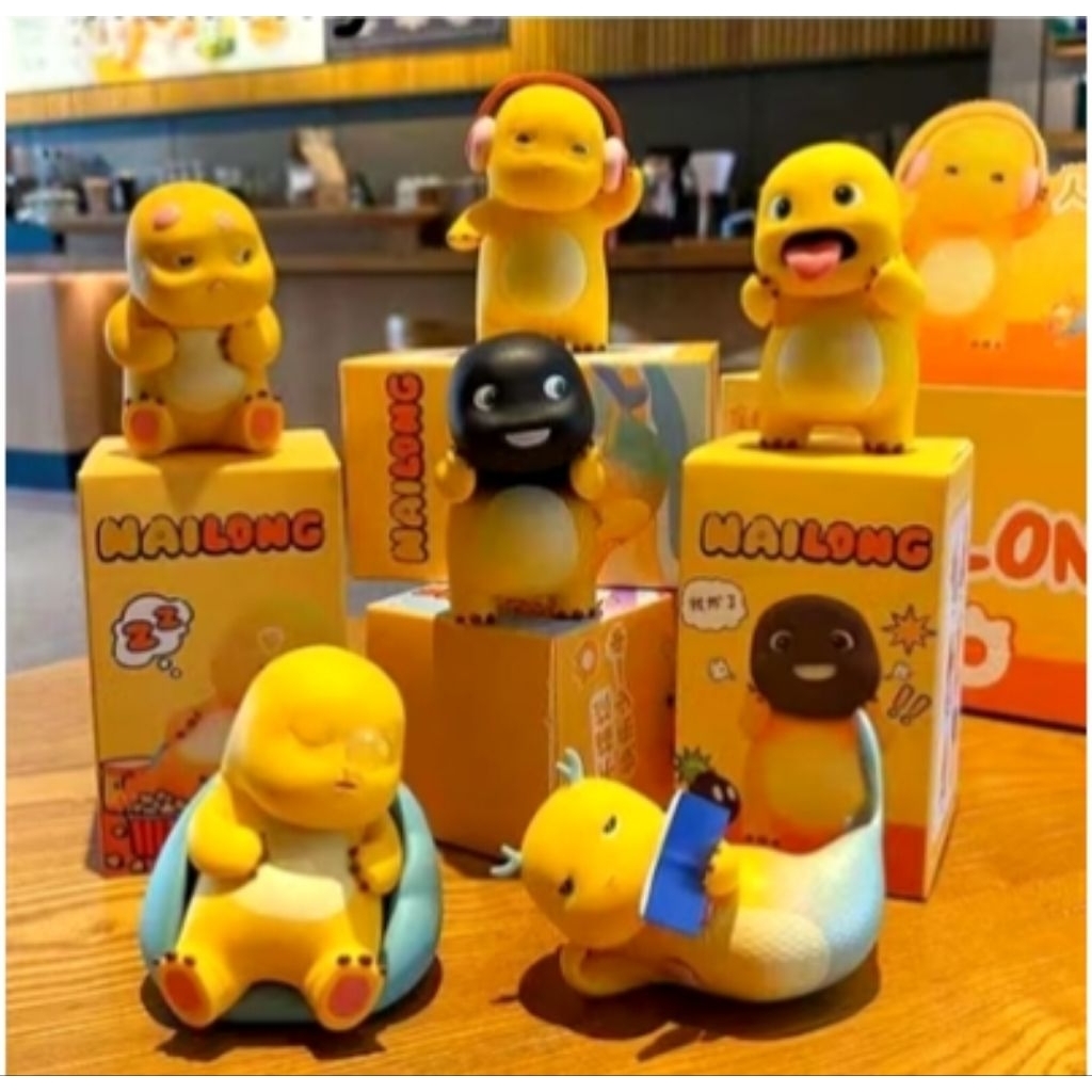 Jual Dekorasi Nailong Figure Dino Kuning, MiniFigure Nailong, Mainan ...
