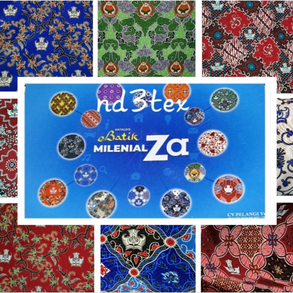 Jual Kain Batik Seragam Sekolah / Batik Milenial | Shopee Indonesia