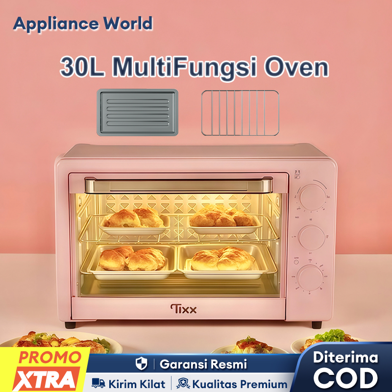 Jual [COD]AW Oven Listrik Low Watt 600W Hemat Energi 30L Oven Kue Pagi ...