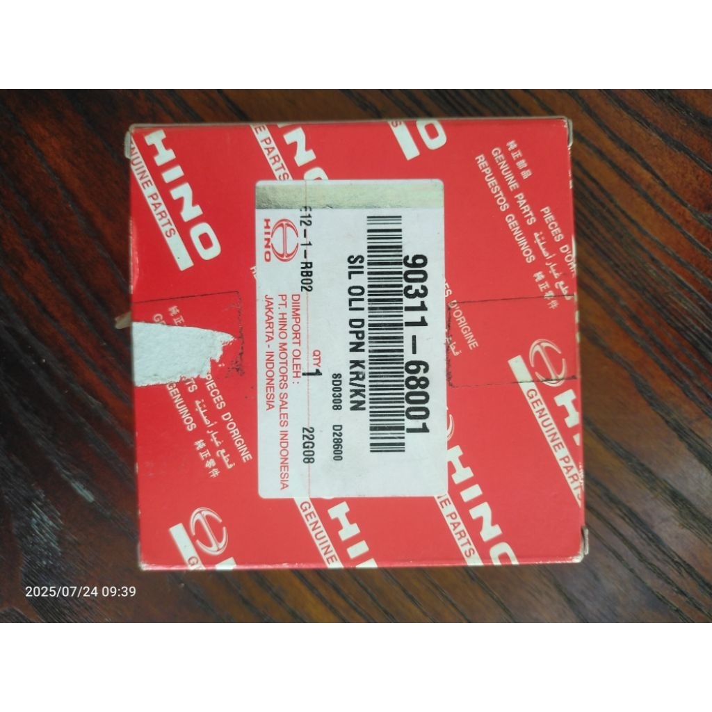 Jual SPARE PART ORI HINO - SIL OLI DPN KR/KN | Shopee Indonesia