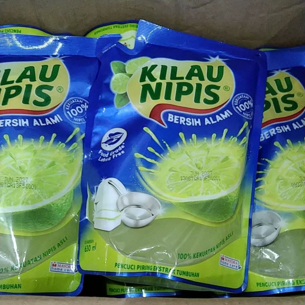 Jual KILAU NIPIS pencuci piring extrak tumbuhan 630ml dan 370ml ...