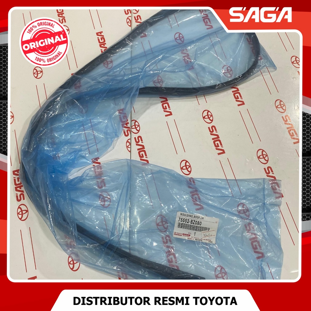 Jual SAGA | Moulding Roof Karet Atap Kiri Avanza Xenia Original Toyota ...