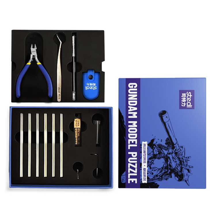 Jual Stedi Model Kit Tools Starter Set W/ Single Blade Nipper - Alat ...