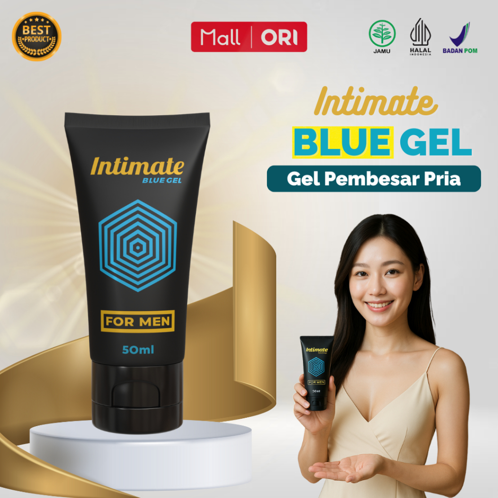 Jual BLUE GEL INTIMATE SPECIAL Herbal Oles Pembesar & Perawatan Pria ...