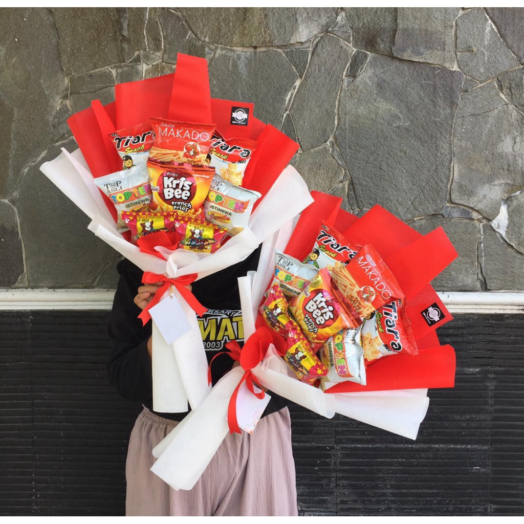 Jual BUCKET SNACK SPN 20 MURAH JOGJA BUCKET WISUDA BOUQUET SNACK ...