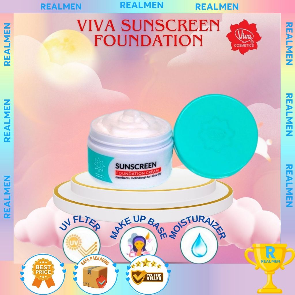 Jual Viva Sunscreen Foundation - UV FILTER (22 gr) - Melindungi Kulit ...