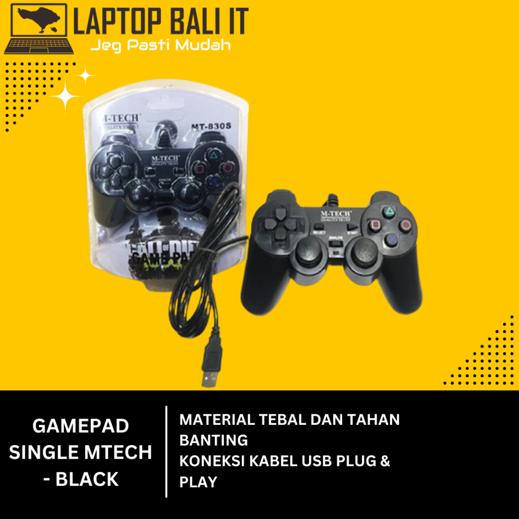 Jual M-Tech Stick Gamepad Joystick USB for Laptop PC - Original and ...