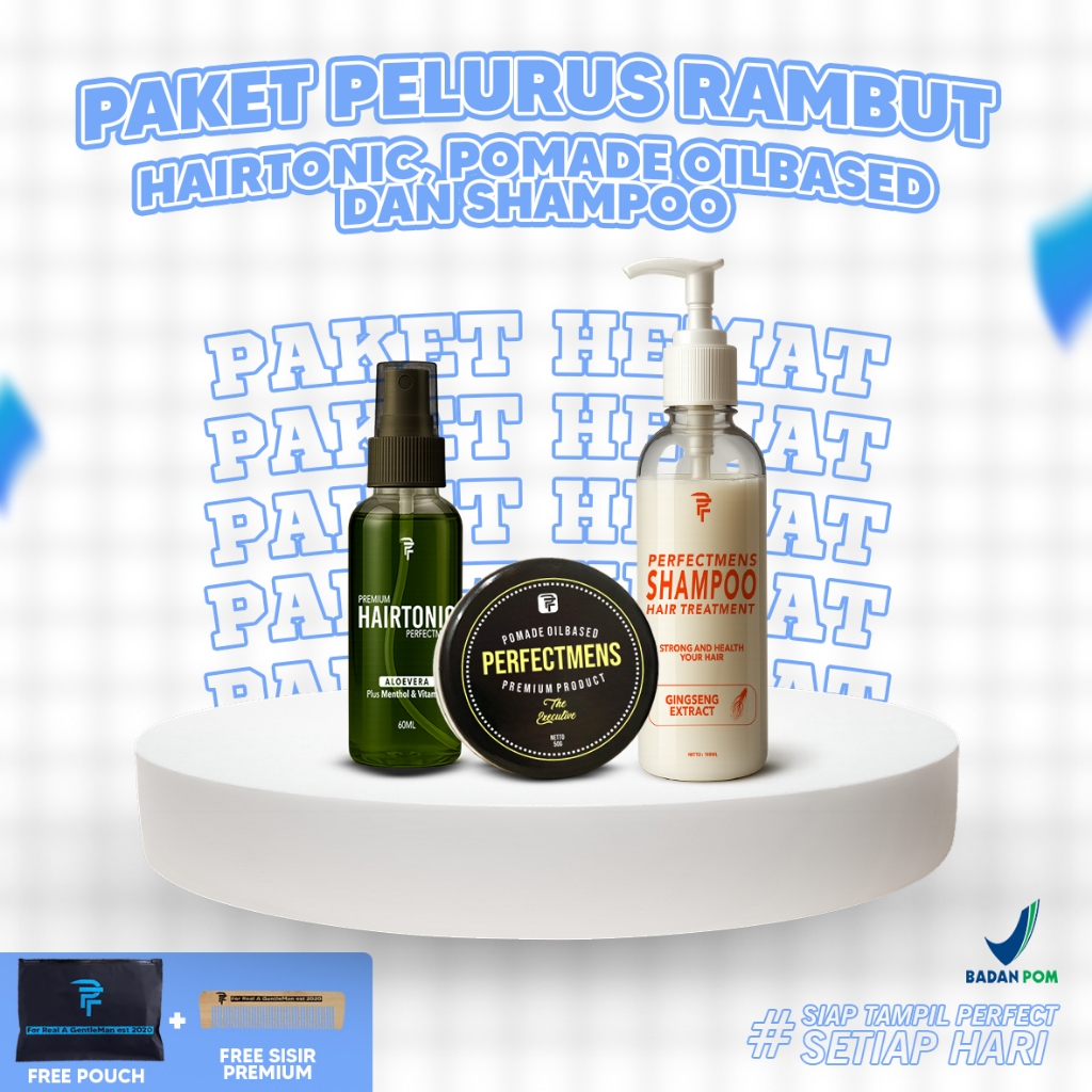 Jual PAKET PELURUS RAMBUT PRIA PERFECTMENS PERAWATAN MELURUSKAN DAN ...