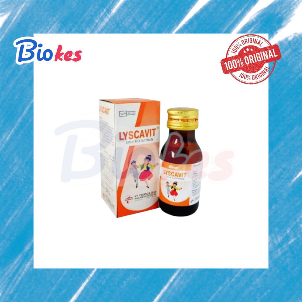 Jual LYSCAVIT SIRUP 60ML suplemen dan multivitamin | Shopee Indonesia