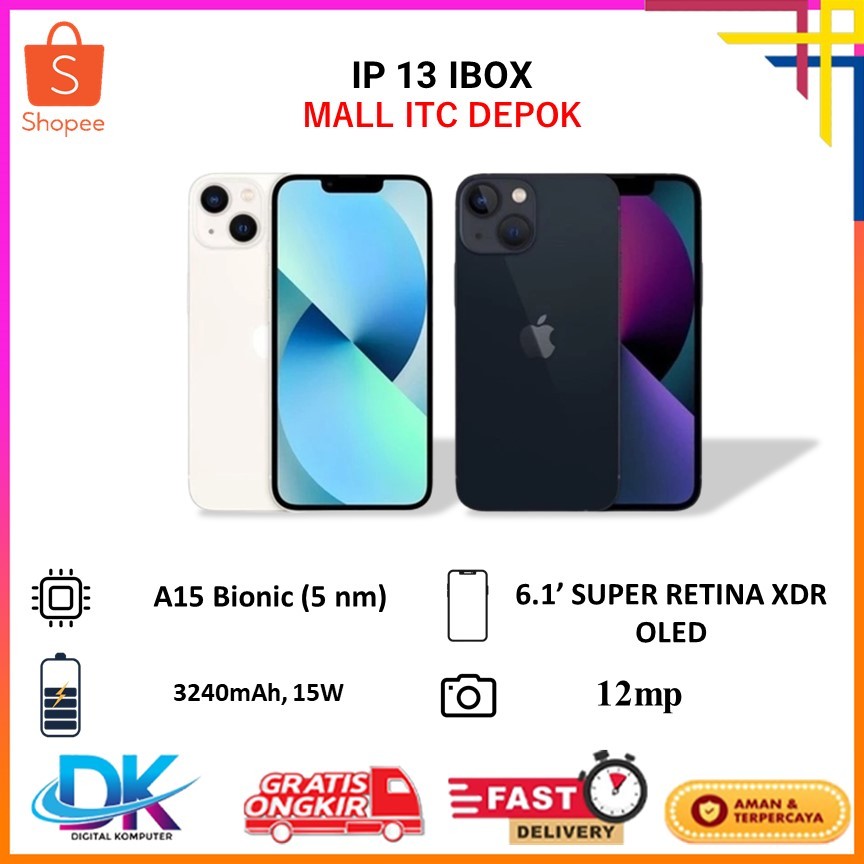 Jual IP 13 128GB MIDNIGHT/STARLIGHT GARANSI RESMI INDONESIA | Shopee ...