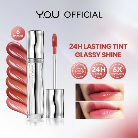 Jual YOU Cloud Paint Glassy Glow Lip Tint Glasting Tint Lip Stain ...