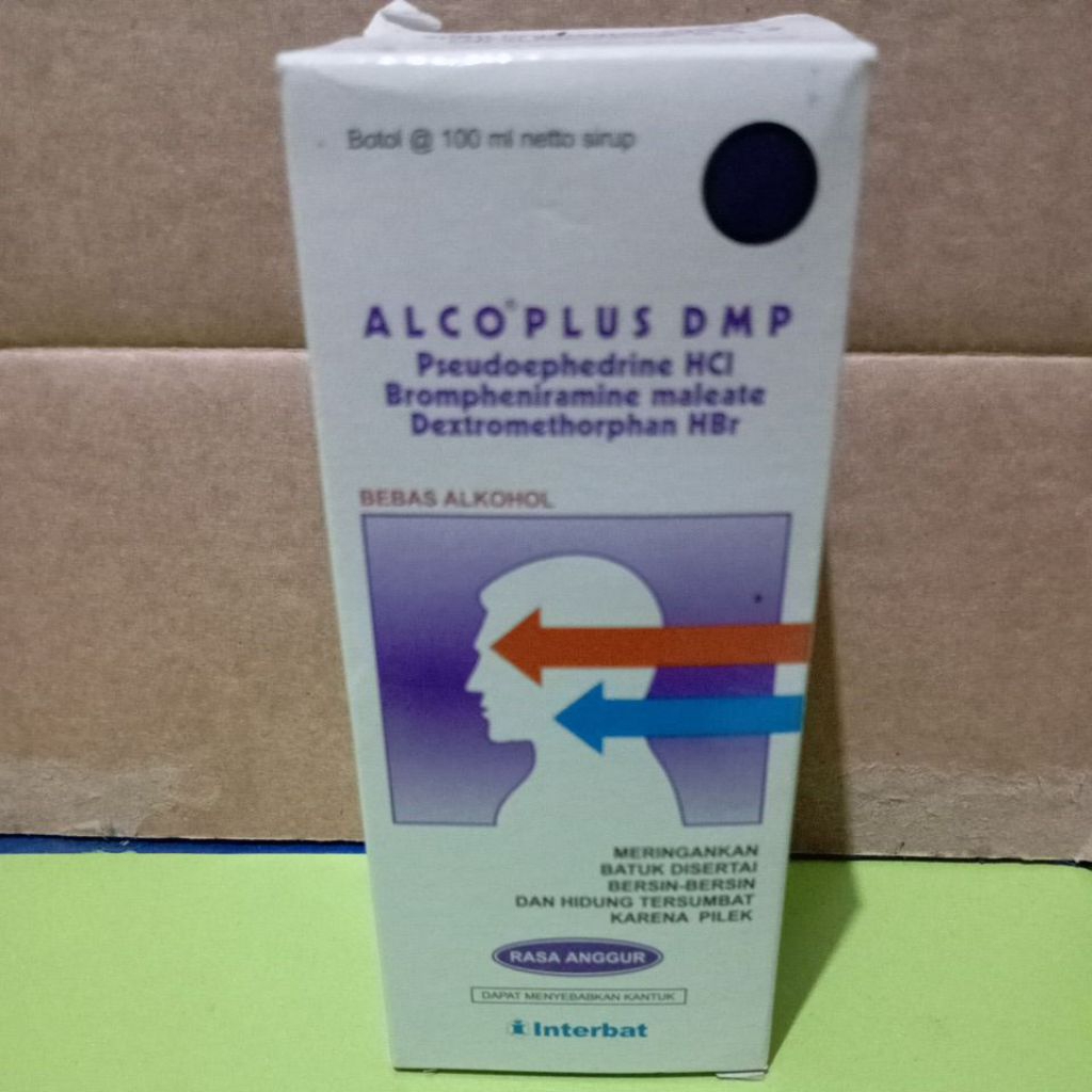 Jual alco plus dmp Syrup 100ml kemasan rusak | Shopee Indonesia
