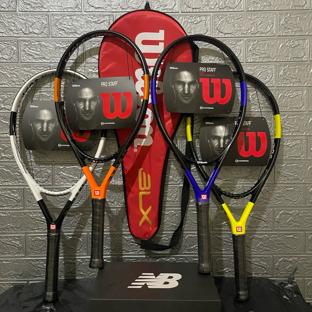Jual Raket Tenis Lapangan Carbon Matrix Premium WILSON HAMMER FREE Tas ...