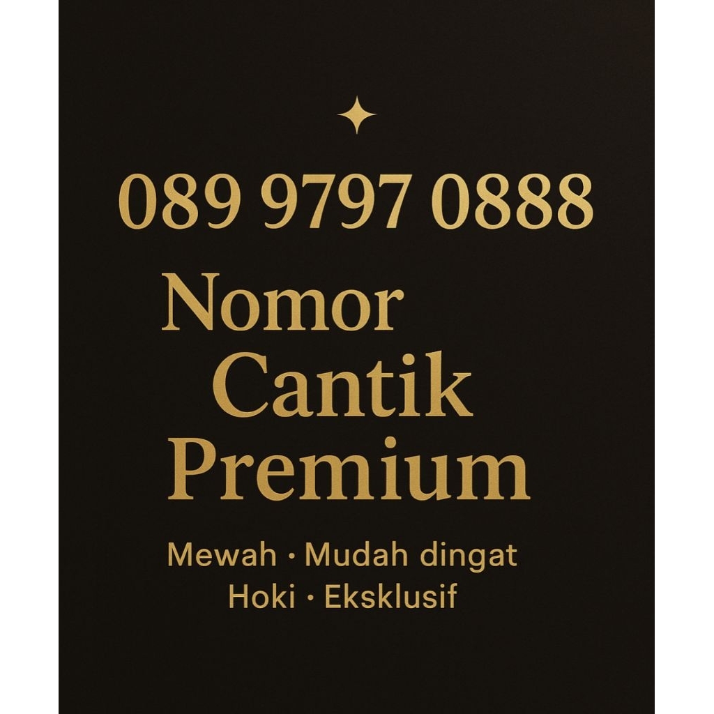 Jual Nomor Cantik Premium Varian Hoki Exsclusive Perdana Three Indosat ...