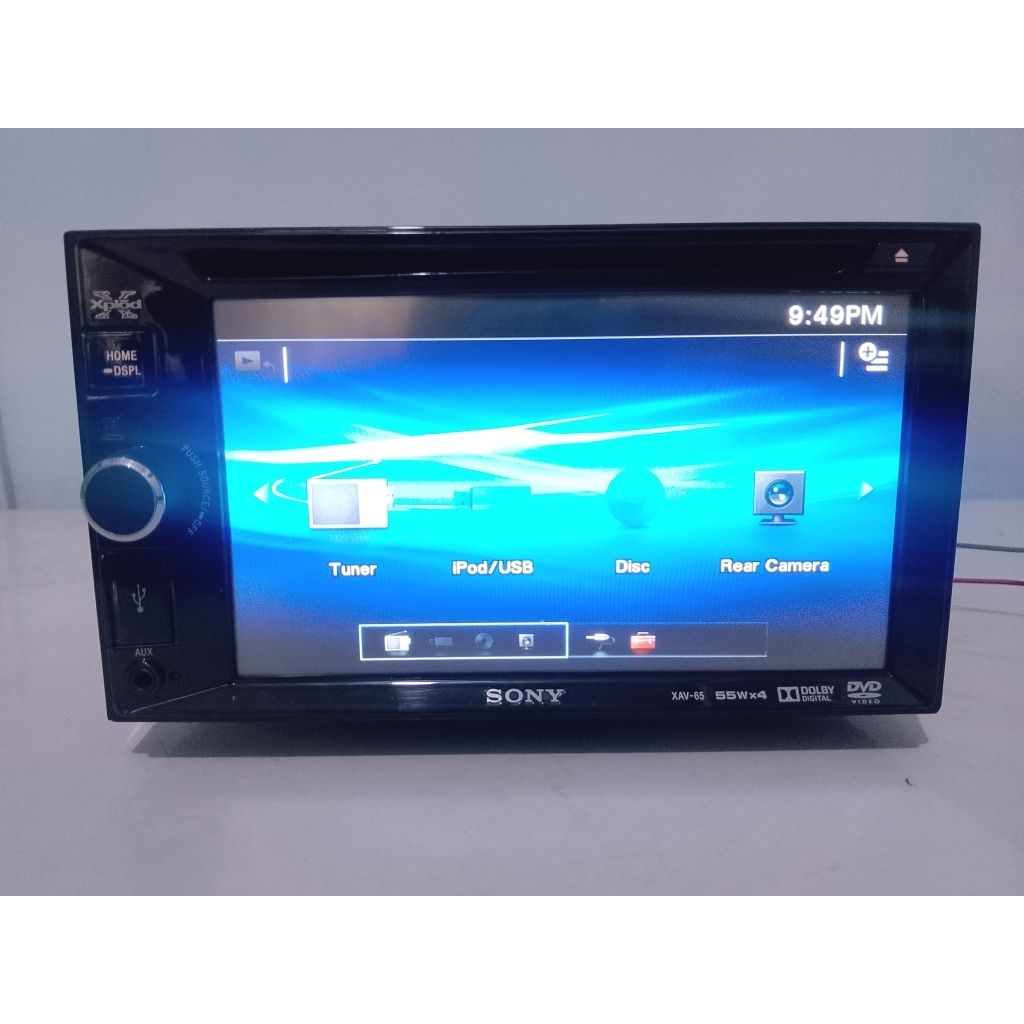 Jual Head unit double din SONY XAV-65 Radio USB AUX | Shopee Indonesia