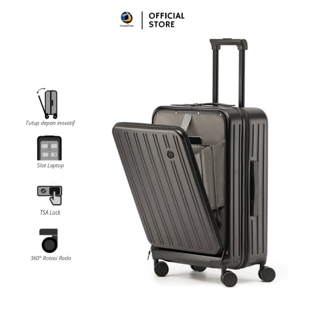 Jual [NEW ARRIVAL] Crossover Koper Laptop Kabin & Bagasi TSA Lock Size ...