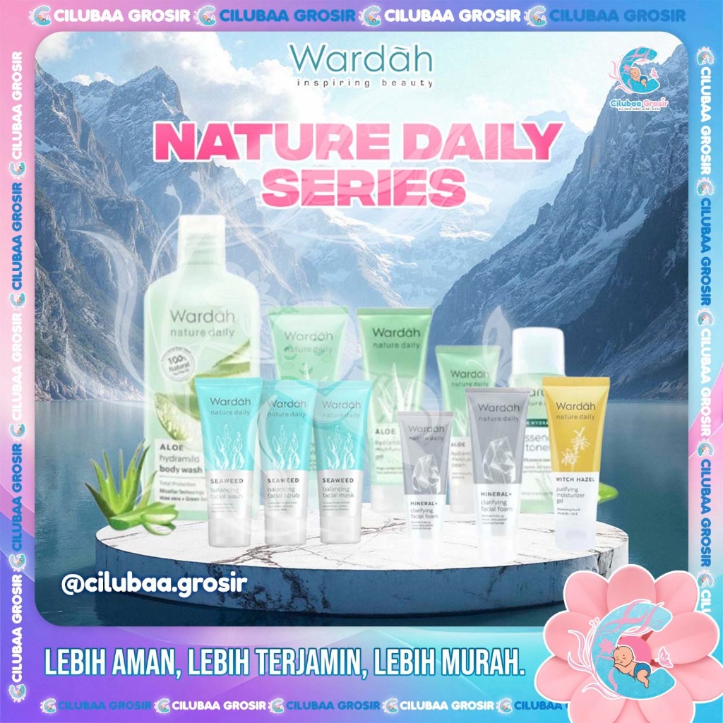 Jual WARDAH Nature Daily Aloe Vera Hydramild Series || Multifunction ...