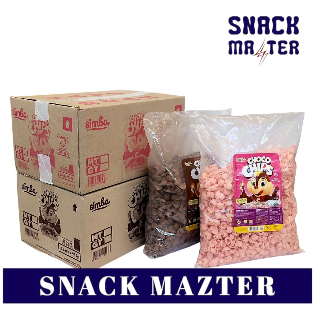 Jual Simba Bulky Simba Choco Chips Bulky KARTON - ISI 2 PACK x 950 Gr ...