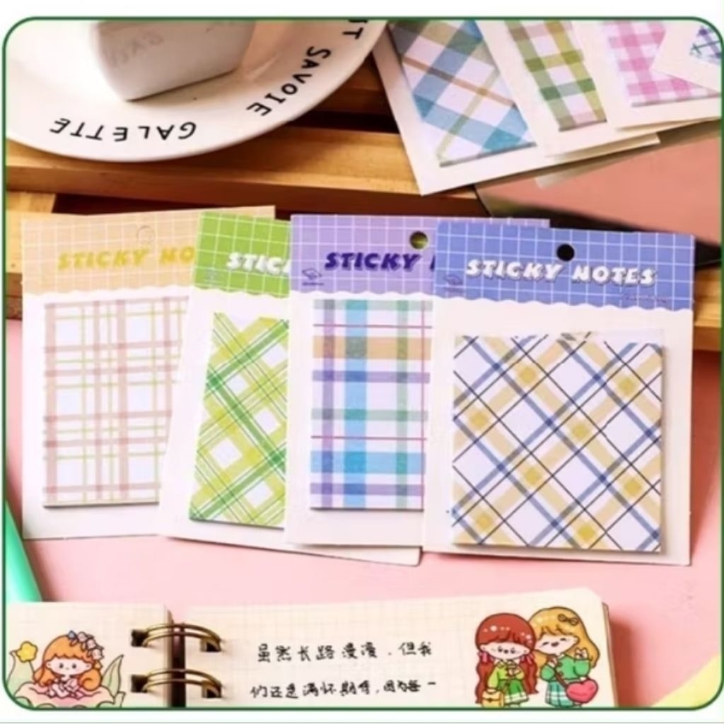 Jual Sticky note motif memo kertas catatan buku tulis kecil mini kertas ...