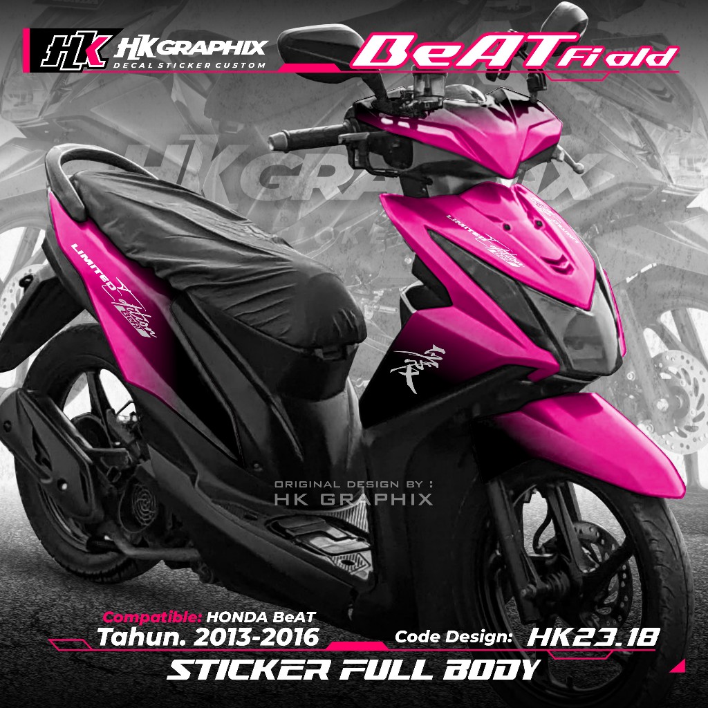 Jual COD Decal Sticker Honda BeAT Fi Old BeAT Fi Lama Full Body Untuk ...