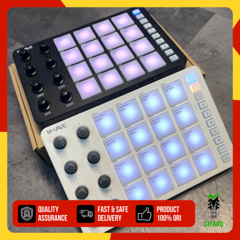 Jual M Vave Smc Pad Wireless Midi Controller Mvave Smc Pad 24 Pad 8 ...