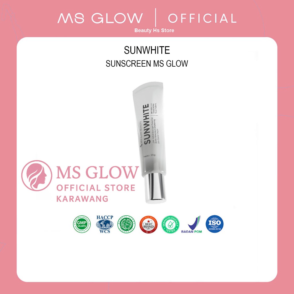 Jual Sunscreen Ms Glow Kemasan Terbaru sunwhite | Shopee Indonesia