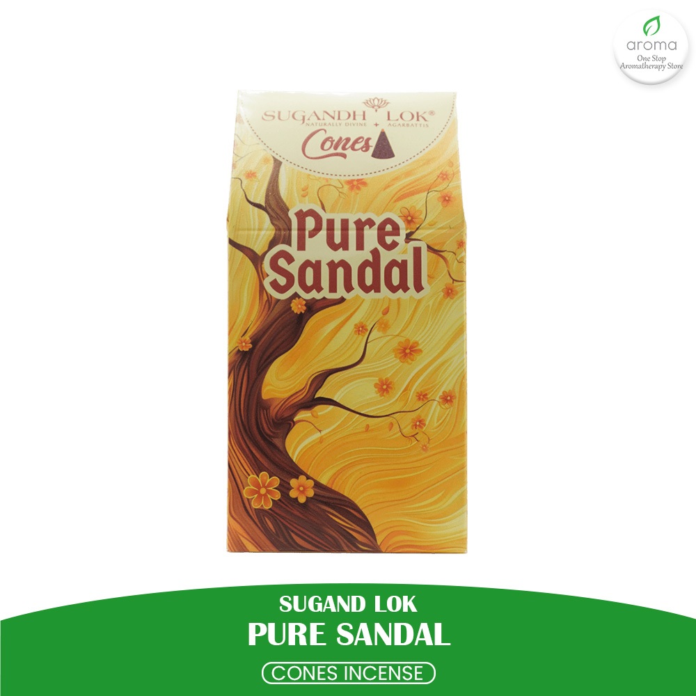 Jual Dupa India Aromaterapi Cones - Sugandh Lok Pure Sandal | Shopee ...