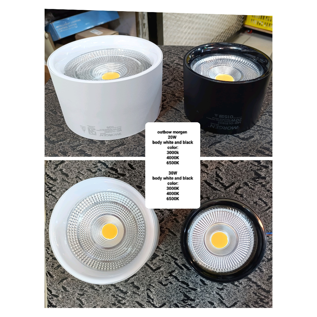Jual LAMPU DOWNLIGHT OUTBOW BULAT 30W MORGEN 220V LAMPU SPOTLIGHT ...