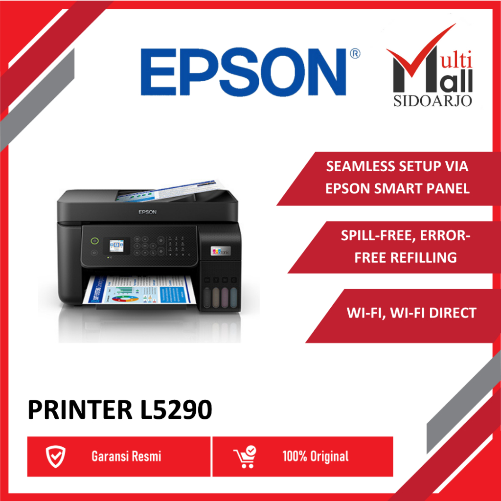 Jual Printer Epson L-5290 L 5290 L5290 Wi-Fi All in One Print Scan Copy ...