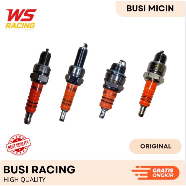Jual BUSI KUALITAS RACING MICIN GRAND KHARISMA VARIO MIO RX KING MESIN ...