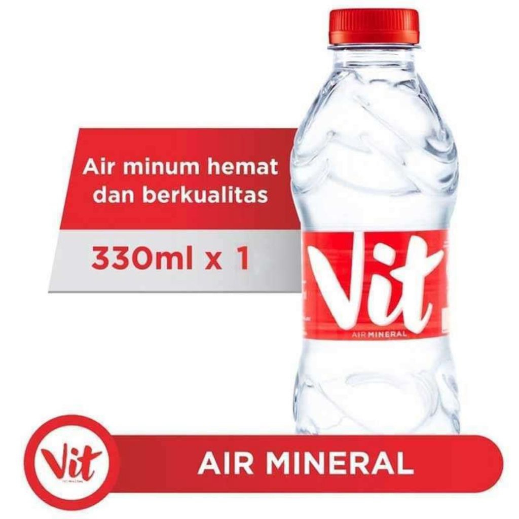 Jual Vit Botol 330 ML Air Mineral 1 Dus isi 24 Botol | Shopee Indonesia