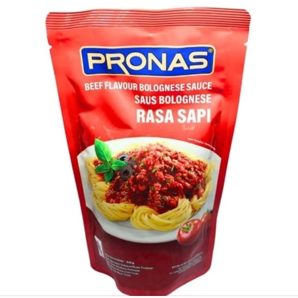 Jual Pronas Bolognese Sapi Saus Spaghetti 315 gr | Shopee Indonesia