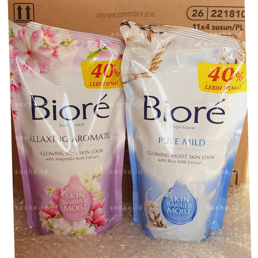Jual Biore Body Foam Sabun Mandi Cair 800mL Refill | Relaxing Aromatic ...