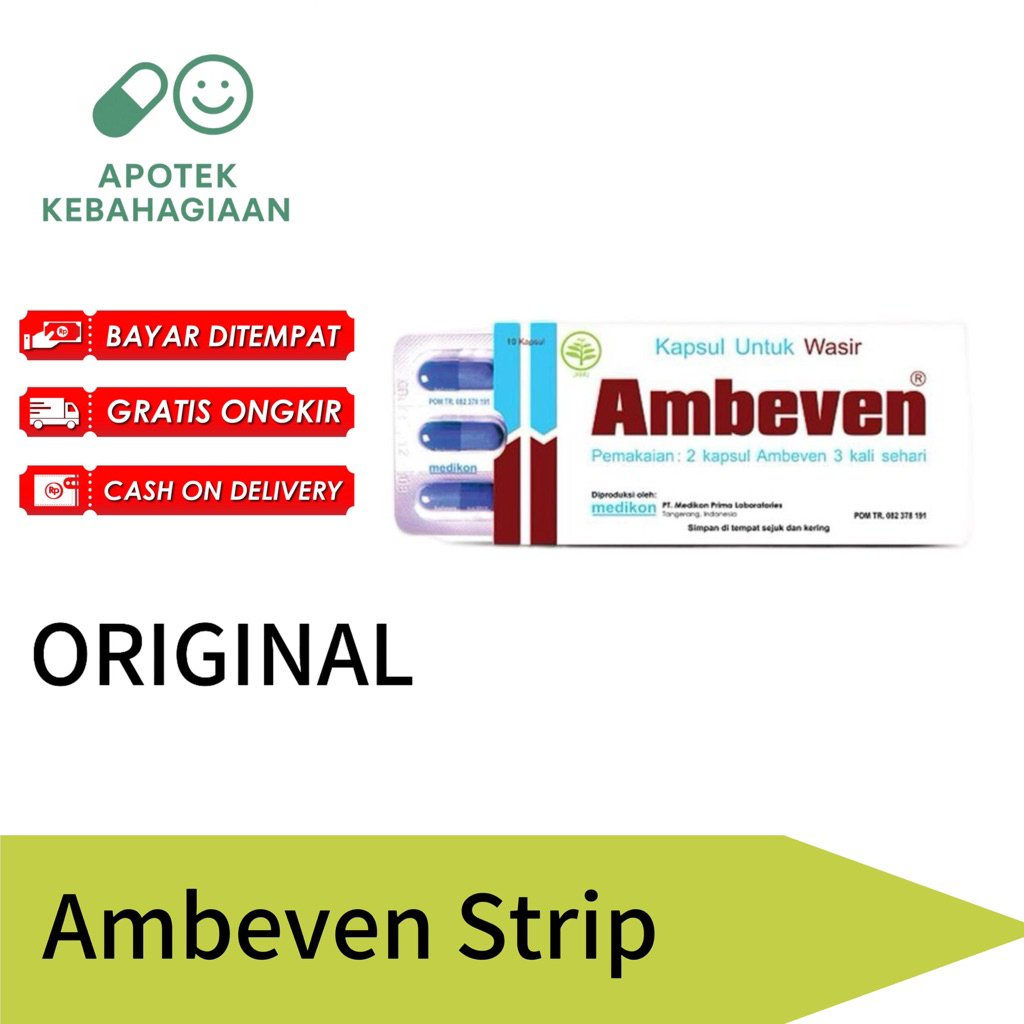 Jual Ambeven Strip Isi 10 Tablet | Shopee Indonesia