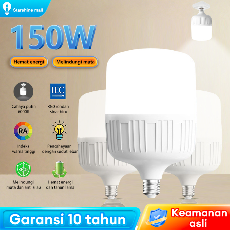 Jual lampu led E27 20w 30w 40w 50w 60w terang putih Tbulb Jumbo ...
