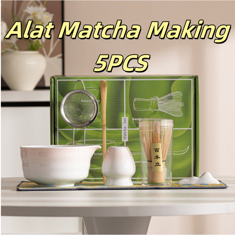 Jual 【COD】（Bubble wrap gratis）5PCS Alat Matcha Making Set Matcha Bowl ...