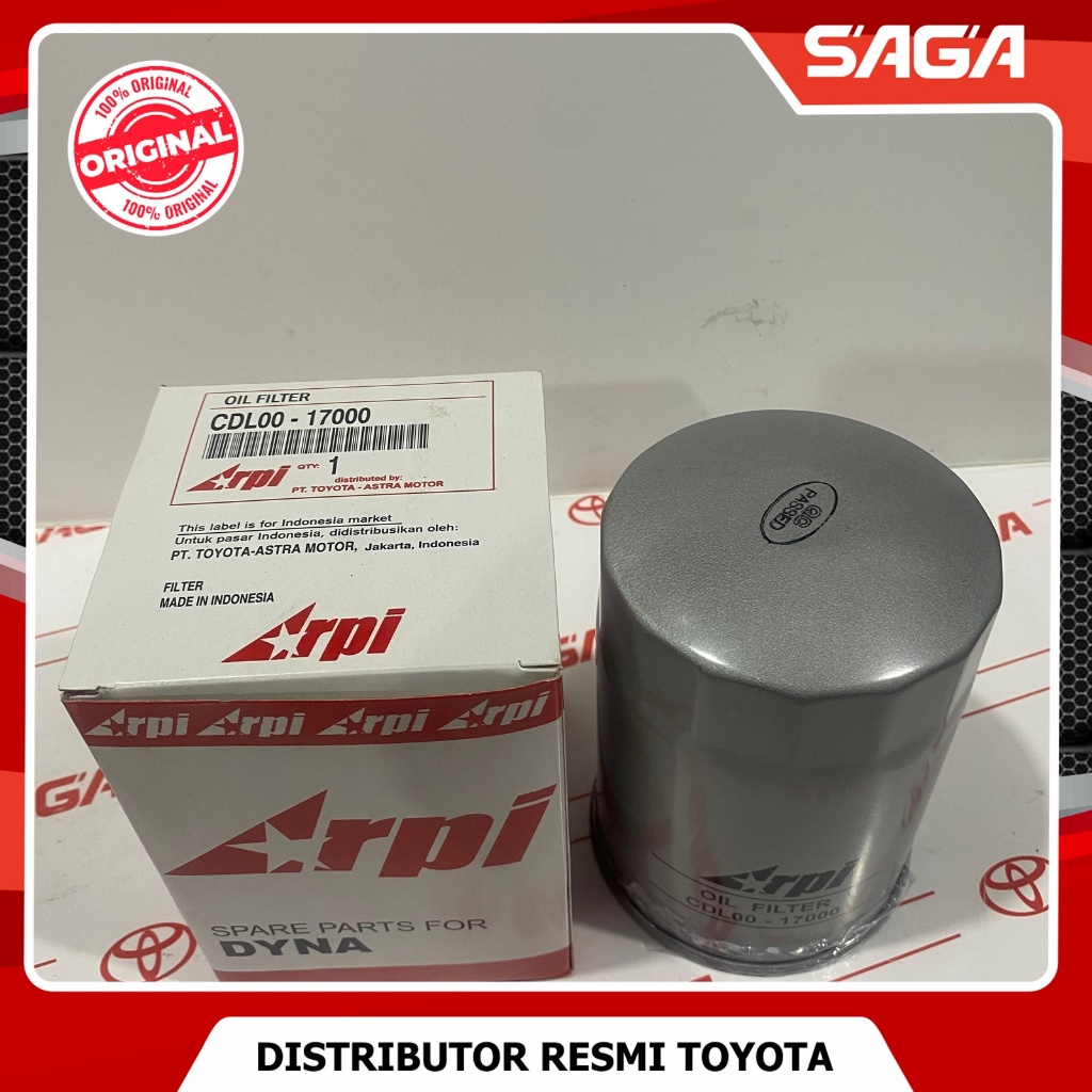 Jual SAGA | Filter Oli Toyota Arpi Kijang Diesel Dyna Rino 14B Saringan ...