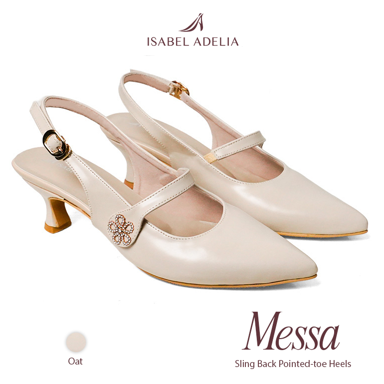 Jual Isabel Adelia MESSA Sepatu Heels 5 cm Simple Minimalist Pointed ...