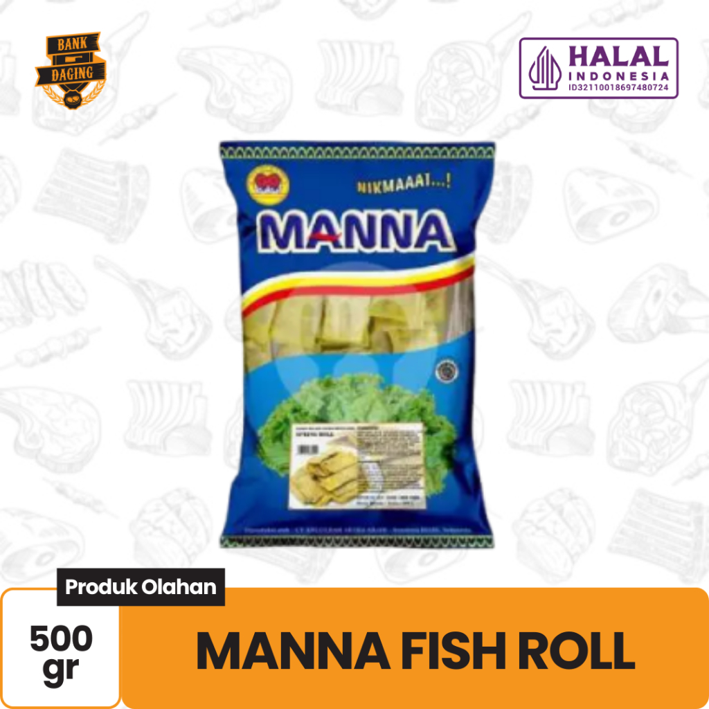 Jual Manna Fishroll 500gr - Seafood Lezat & Praktis dari BANKDAGING ...