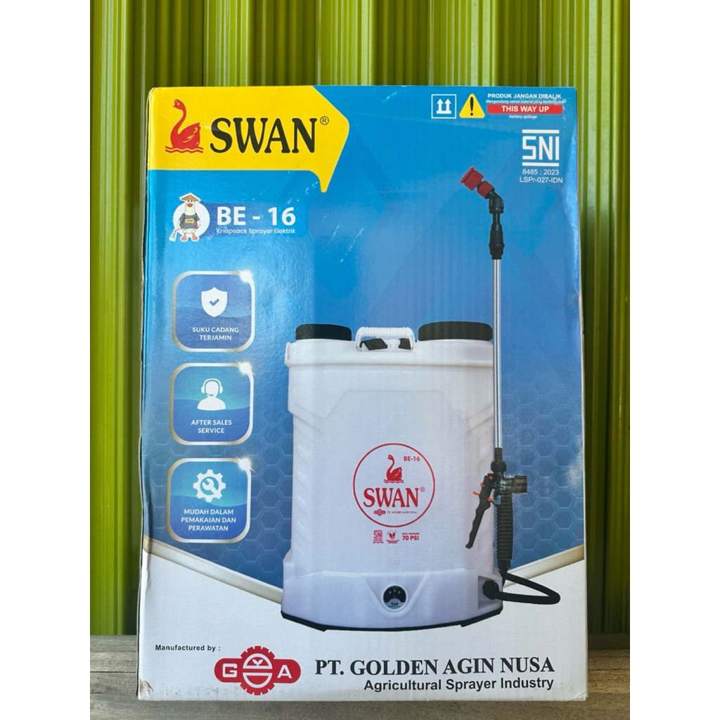 Jual SWAN BE-16 - Tangki Sprayer Swan BE - Sprayer Swan 16 Liter SNI ...