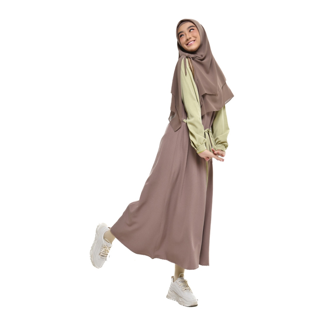 Jual Rabbani - Gamis Lengan Panjang Dress Dara Nina Exclusive | Shopee ...