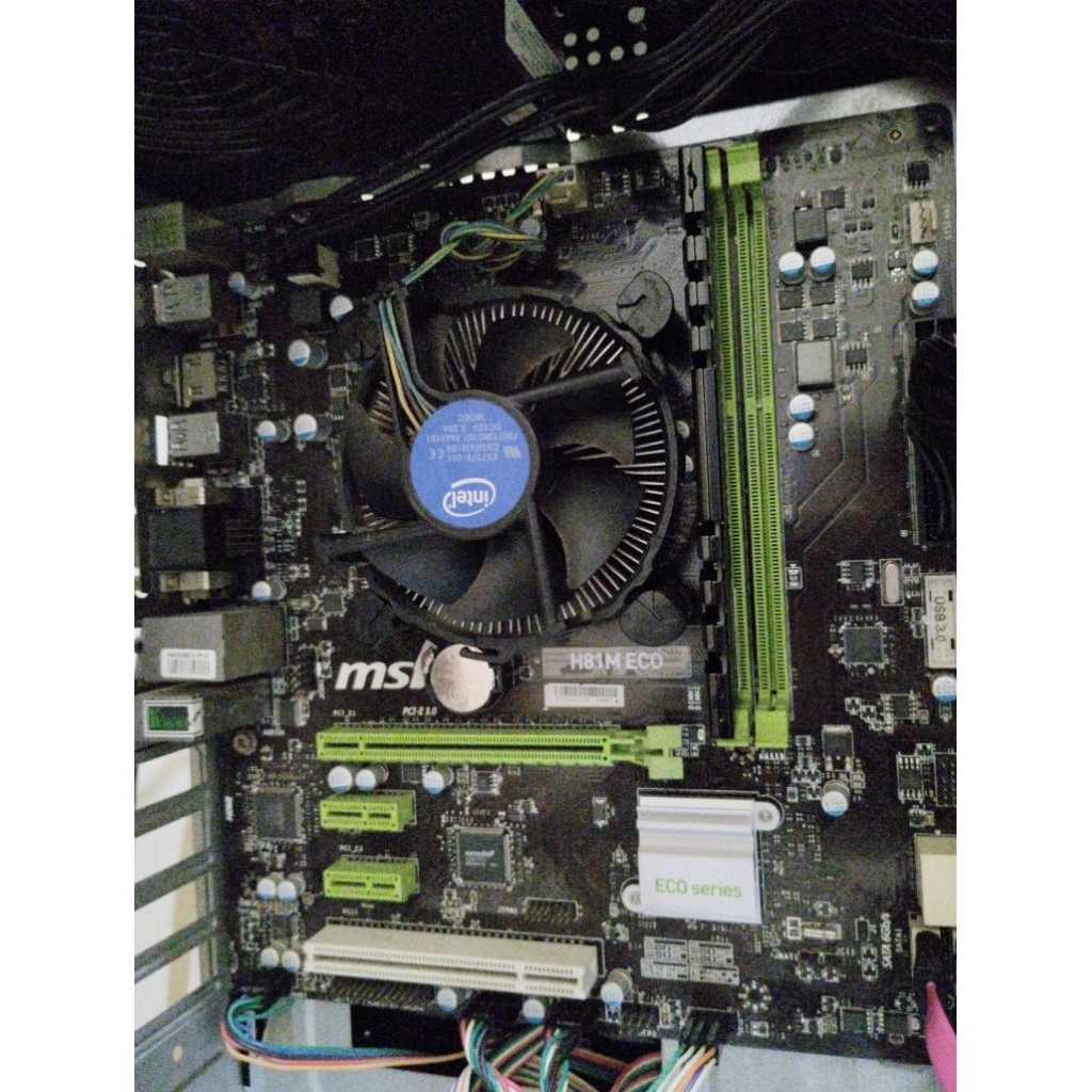 Jual PAKET MOTHERBOARD MSI PROCESOR i5 4570 RAM 8gb FAN PROCi | Shopee ...