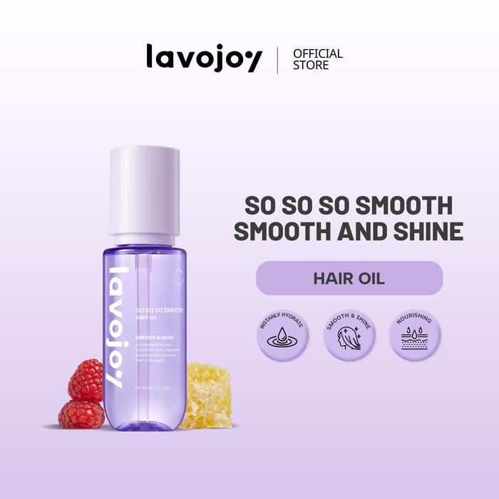 Jual -CLAIRY- LAVOJOY So So So Smooth Hair Oil Smooth & Shine 80mL ...