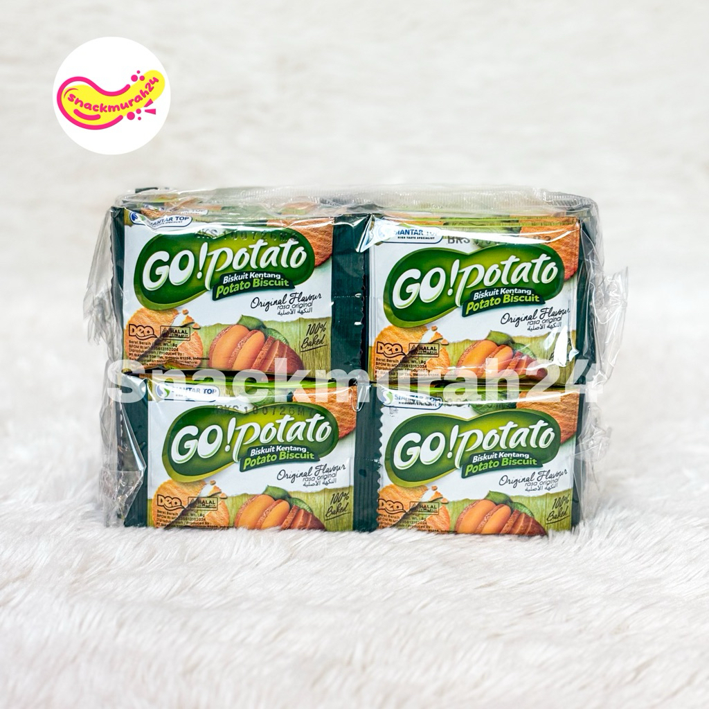 Jual [ PACK ] Deo Go Potato Biskuit Kentang isi 20 x 8 Gram Eceran 500 ...