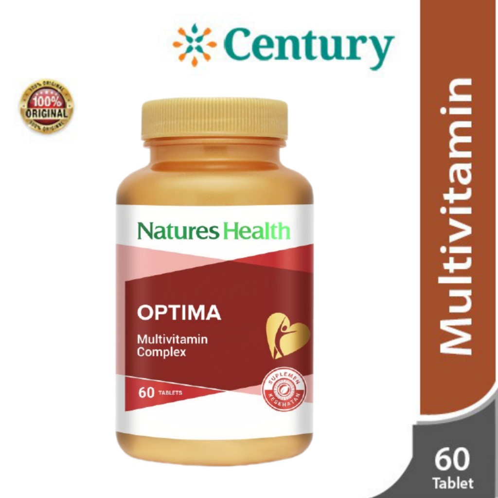 Jual Nature's Health Optima Multivitamin 60 Tablet/Daya Tahan Tubuh ...
